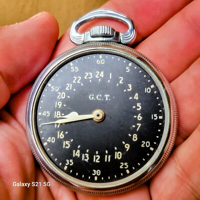 Hamilton 4992B WW2 22 Jewels US Military Navigation Pocket Watch 1942 ...