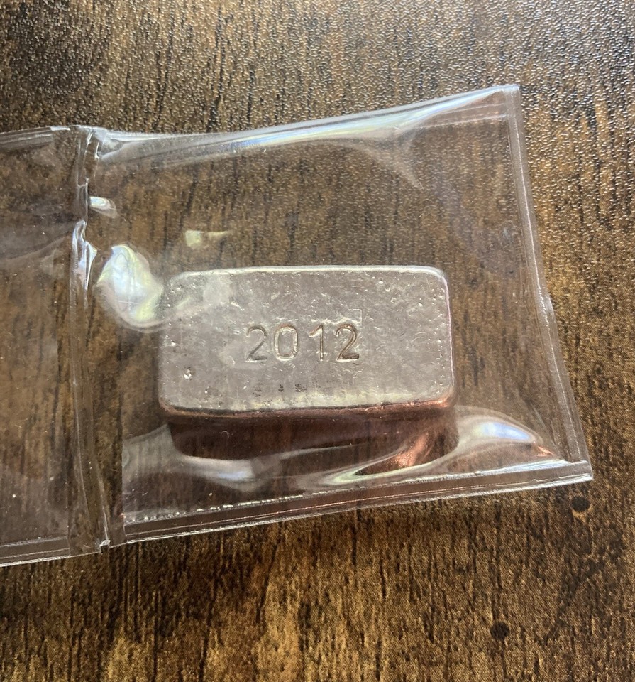 Rodebaugh Hand Poured Silver 1 oz 2012 TONED! | eBay