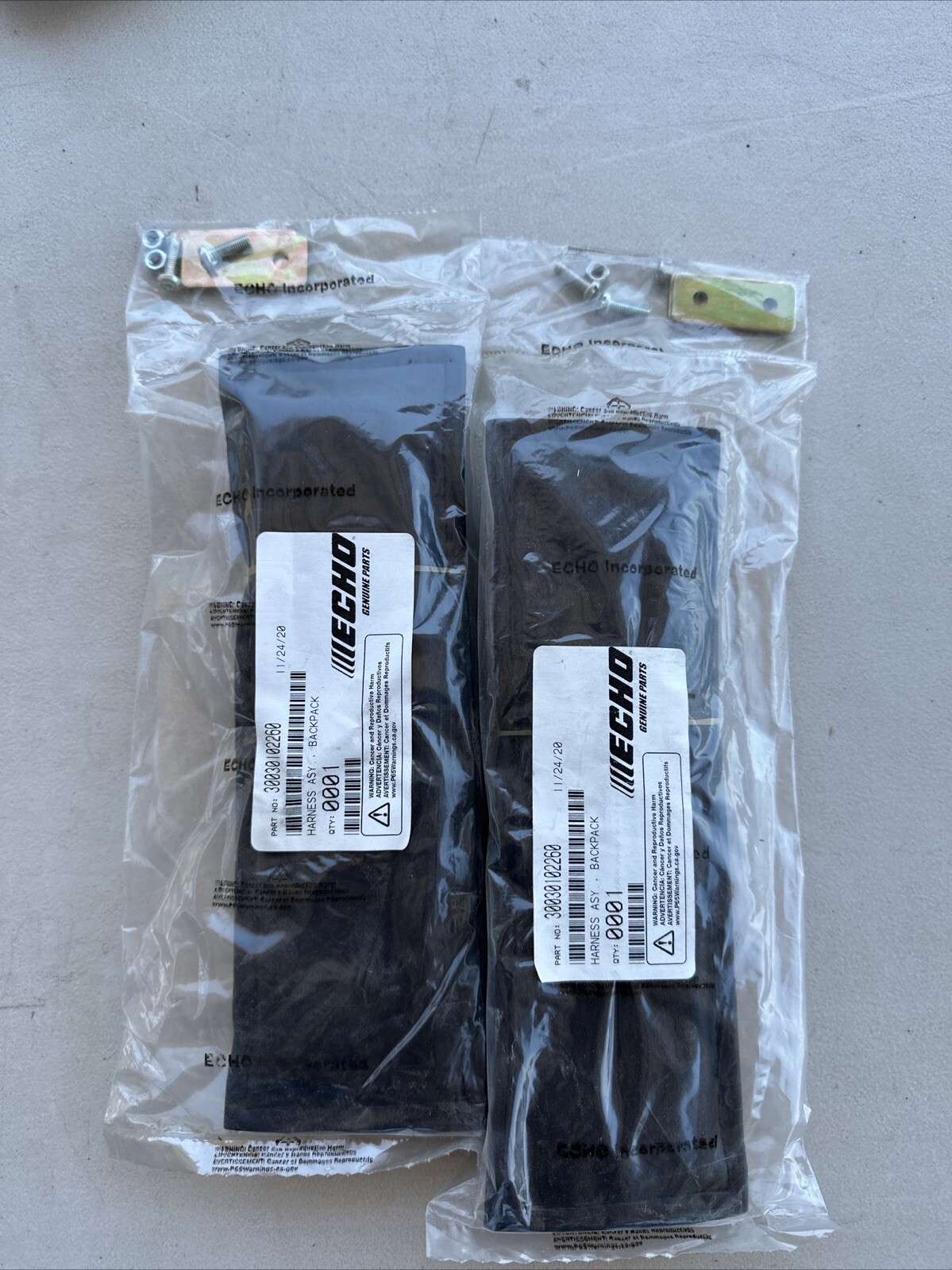 30030102260 (2) Genuine ECHO BLOWER Shoulder Straps fits PB-400E PB-300 ...