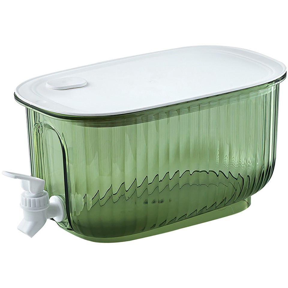 4L Lemon Fruit Juice Bucket Large Capacity Transparent Leakproof for ...