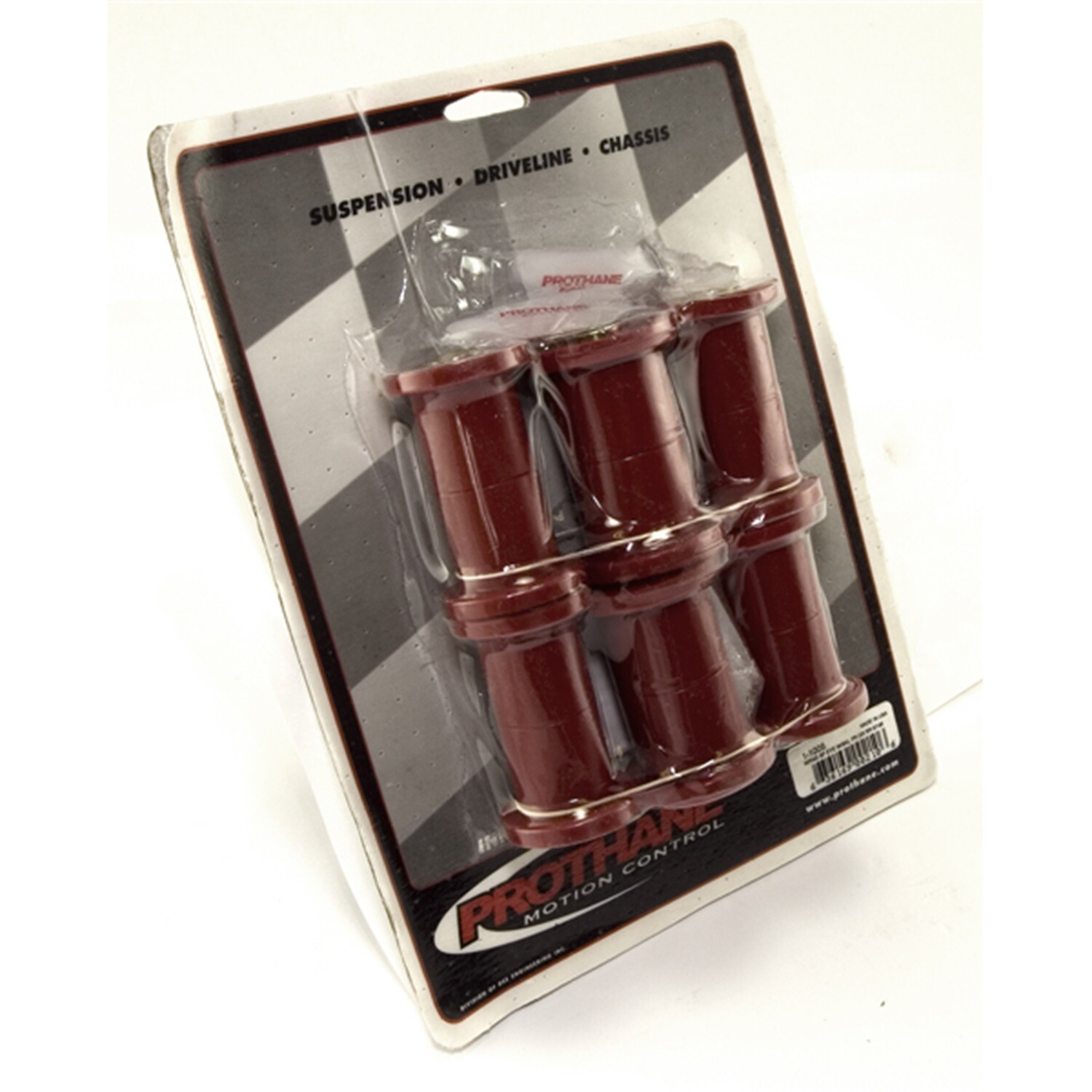 Prothane Polyurethane Rear Leaf Spring Bushing Kit-Red for Wrangler YJ ...