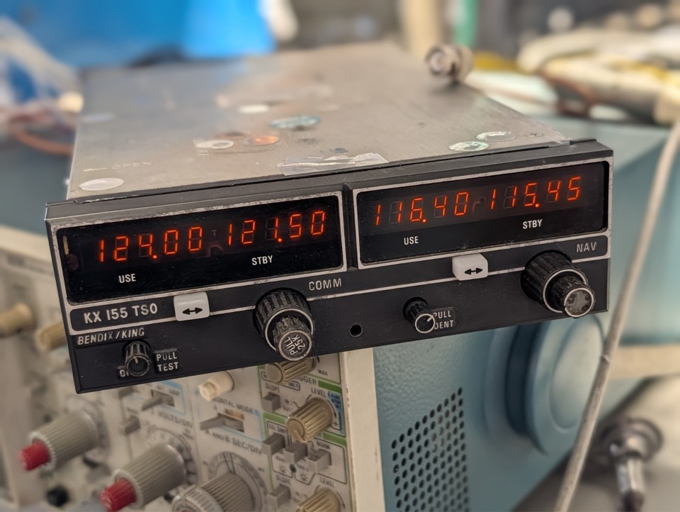 Bendix/King KX-155 Nav/Com 14V with GS PN: 069-1024-31 | eBay