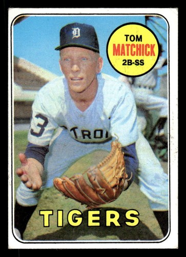 1969 TOPPS TOM MATCHICK 344 VG BASEBALL DETROIT TIGERS | eBay