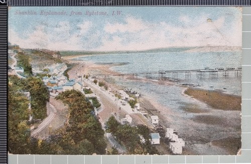 Alt Postkarte Isle Of Wight Shanklin Promenade Von Rylstone | eBay.de