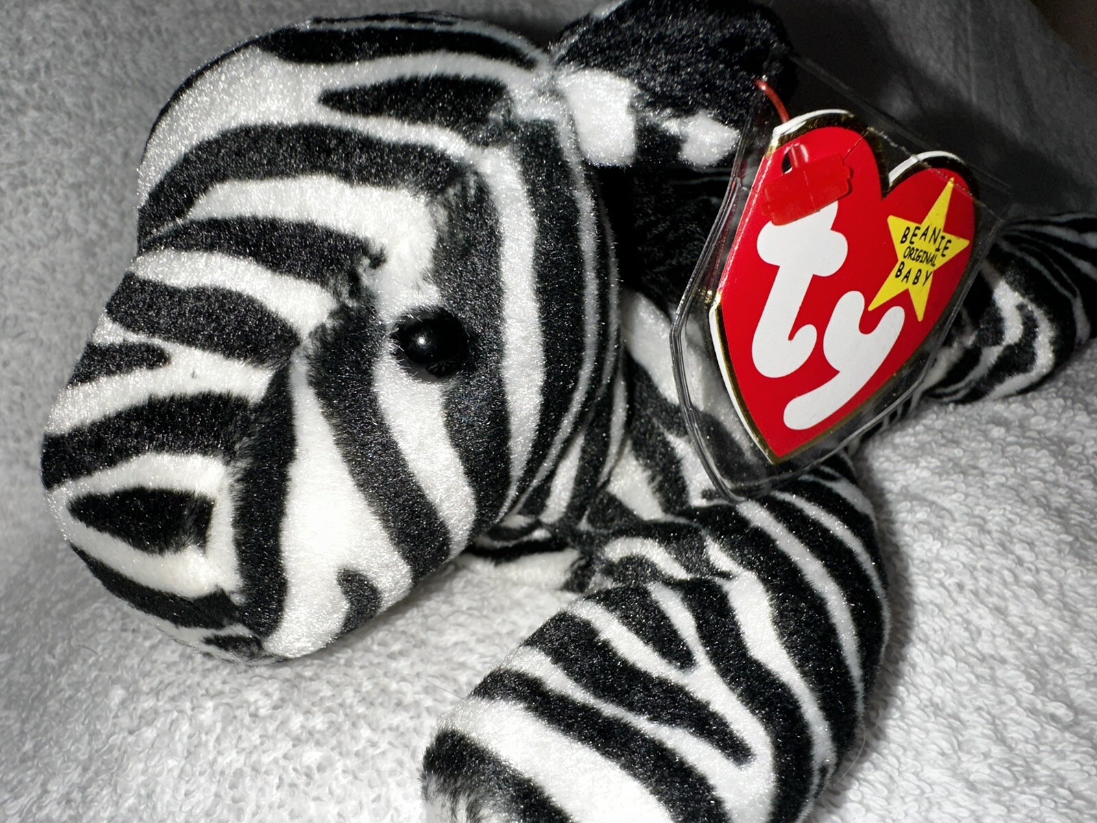 Ty Beanie Babies 1995 “Ziggy” Zebra - PE Pellets | eBay