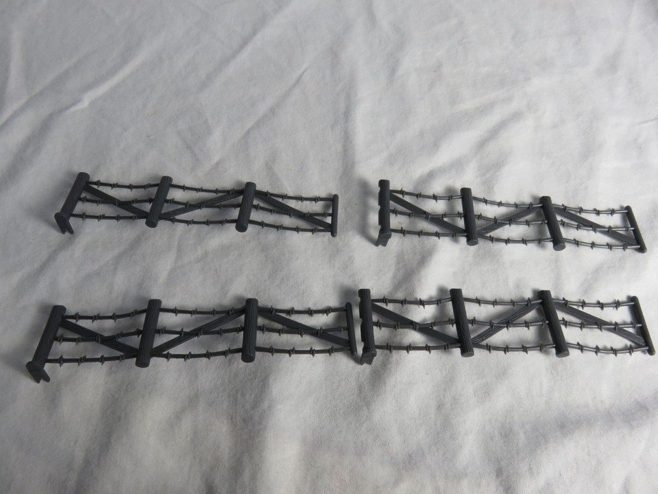 Classic Toy Soldiers/Marx Playset Barb & Concertina Wire Sections 54MM ...