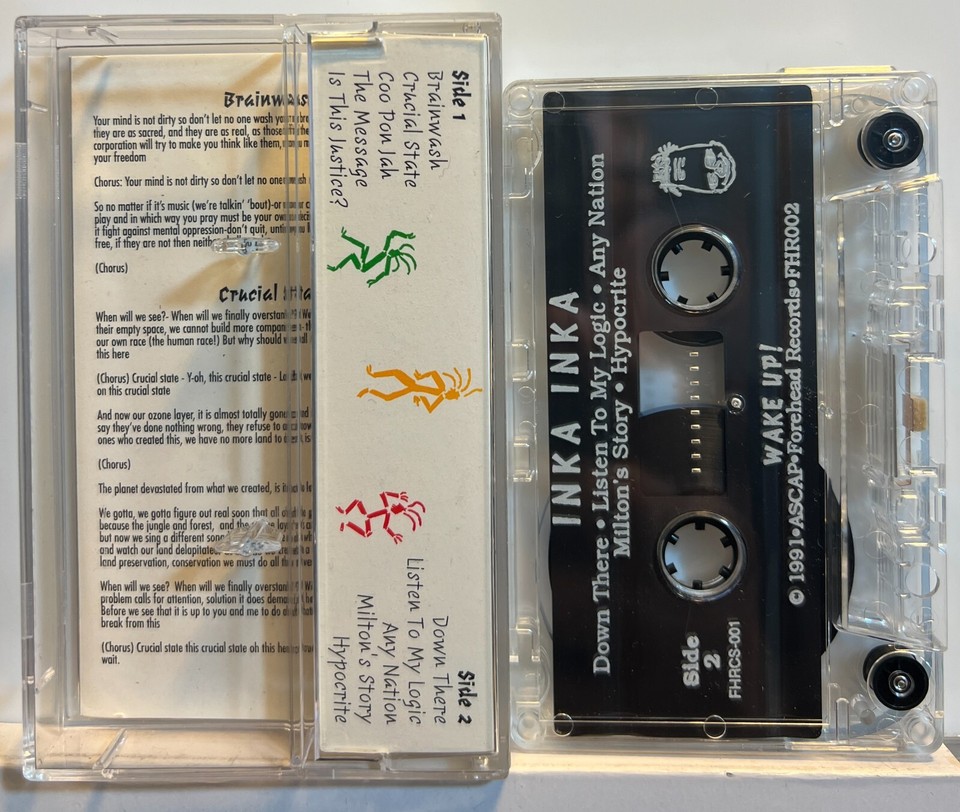 Inka Inka : Wake Up! (Cassette Tape 1991 Forehead) *Rare* *Very Good ...