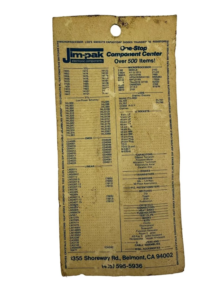 Jim Pak Integrated Circuits LM4136N Quad Op Amp | eBay