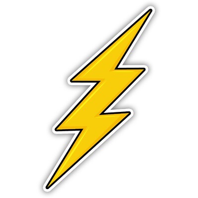 Lightning Bolt Vinyl Stickers Thunder Bolts for Car Sticker Vinyl Decal ...