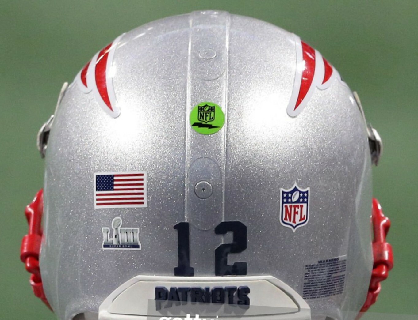Tom Brady New England Patriots Number 12 Decals for the Back of ...