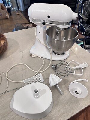 KitchenAid K5SS Heavy Duty Series 5qt Stand Mixer - White 50946000046| eBay