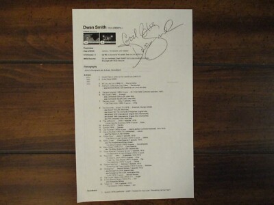 DWAN SMITH(Sparkle/General Hospital/Dr. Irma Foster)Signed Page 6 X 10 ...