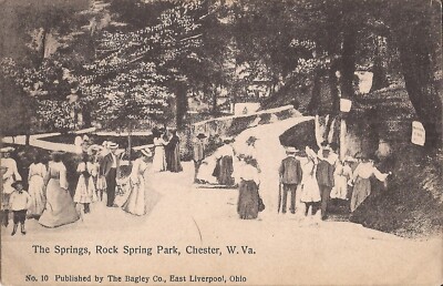 Chester, WEST VIRGINIA - Rock Spring Park - The Springs - 1910 | eBay