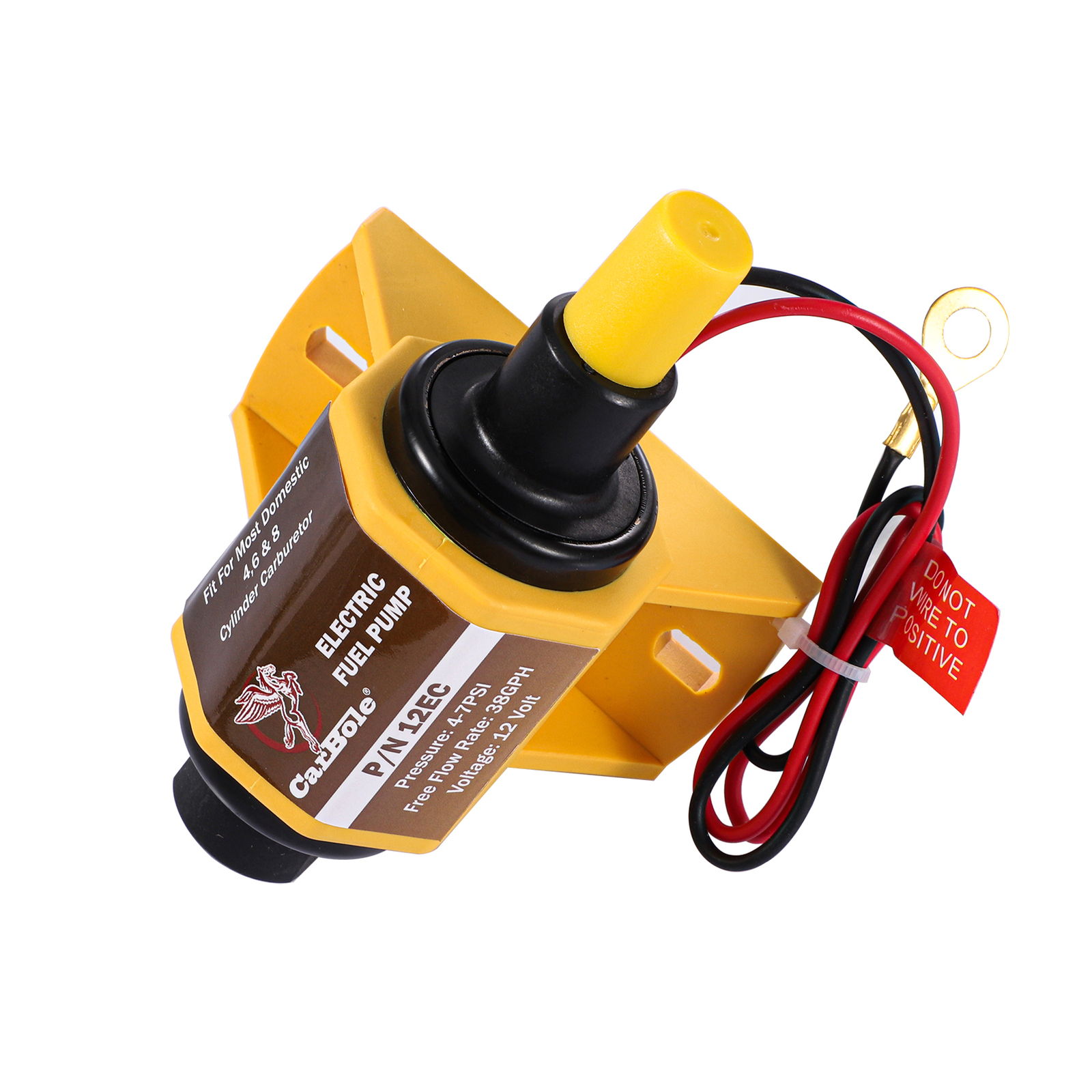 4-7PSI Universal 12V Electric Micro Fuel Pump 17303 Gas Diesel Inline ...