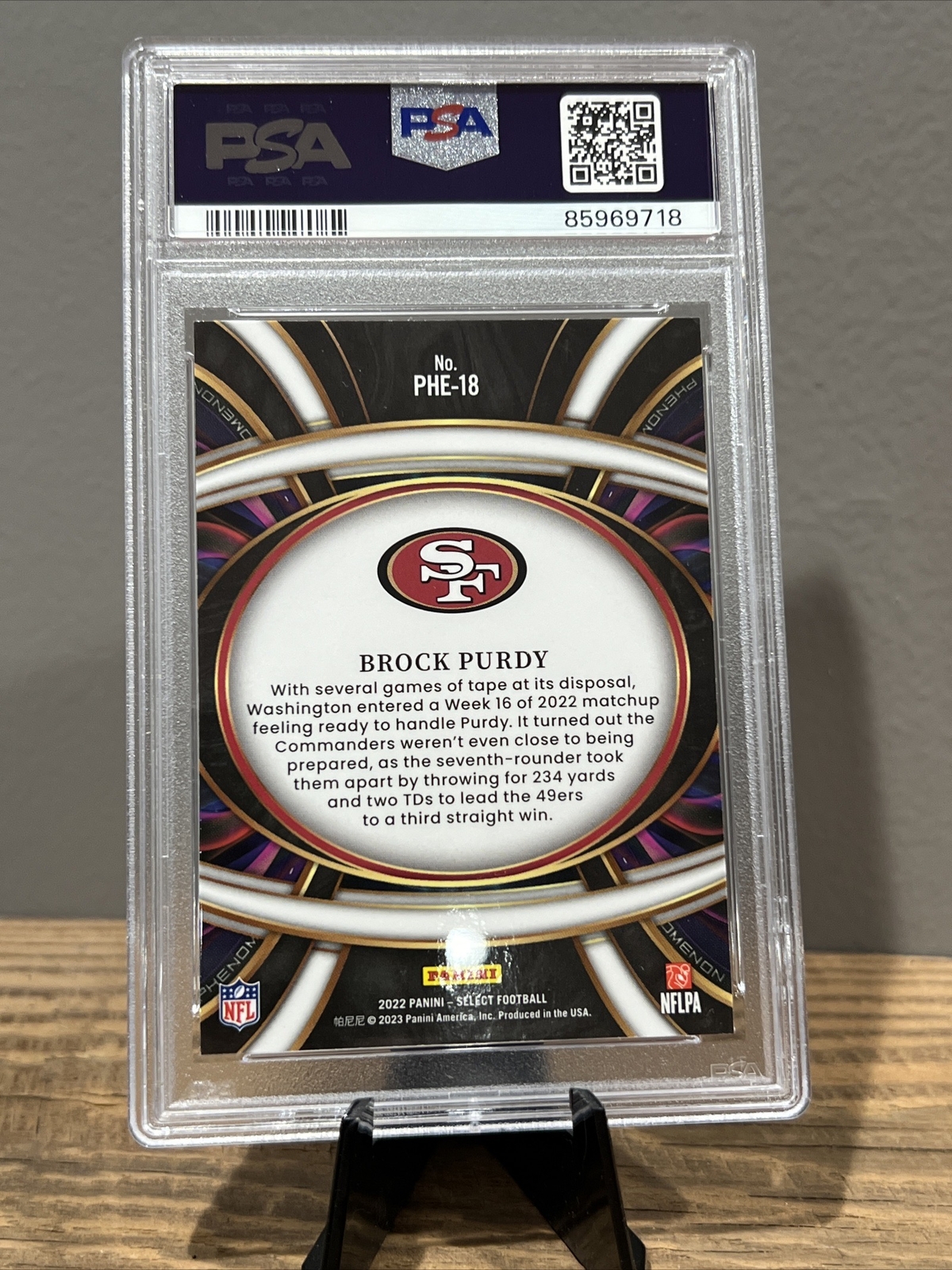 2022 Select Brock Purdy Phenomenon-#PHE18 PSA 10 | eBay