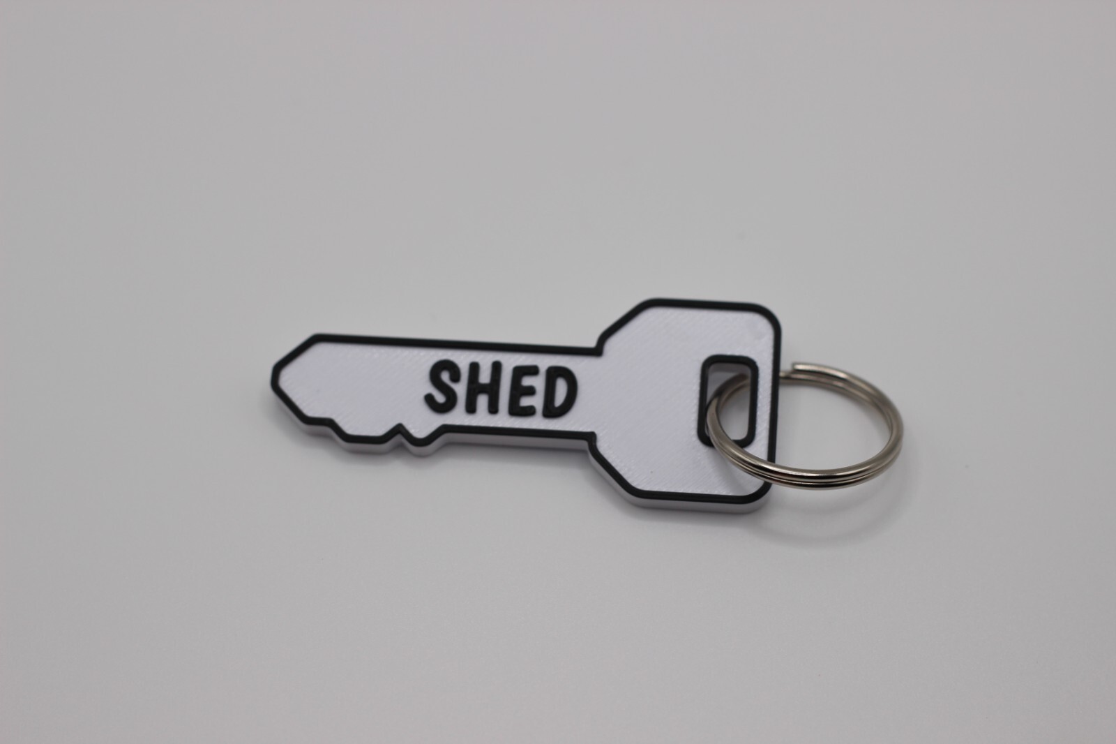 Personalised Keychain / Keyring Shed Garage Reg plate Phone Number Gift ...