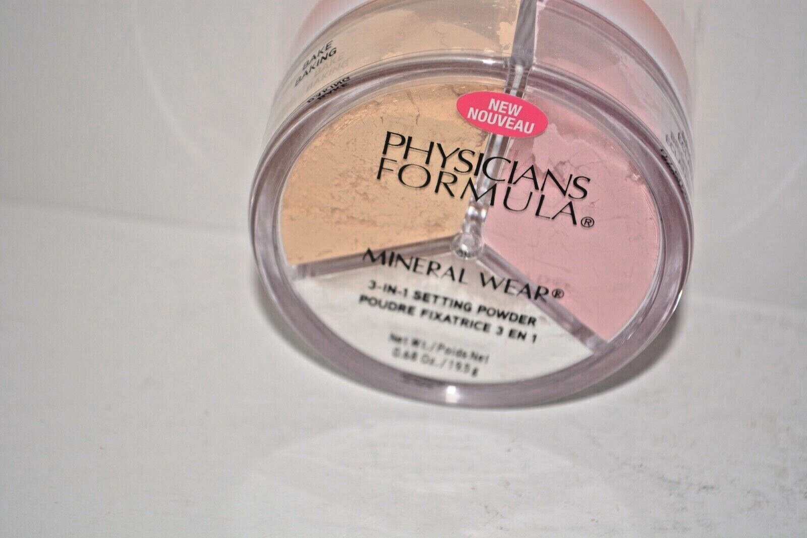 PHYSICIAN'S FORMULA MINERAL WEAR 3 IN 1 SETTING POWDER MAKEUP 0.68 OZ ...