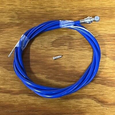 BMX OLD SCHOOL BLUE FRONT BRAKE CABLE FIT REDLINE HARO MASTER GT DYNO ...
