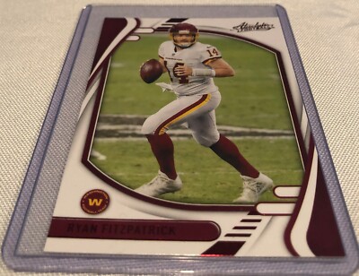 2021 Absolute Football Ryan Fitzpatrick Washington Commanders Red ...