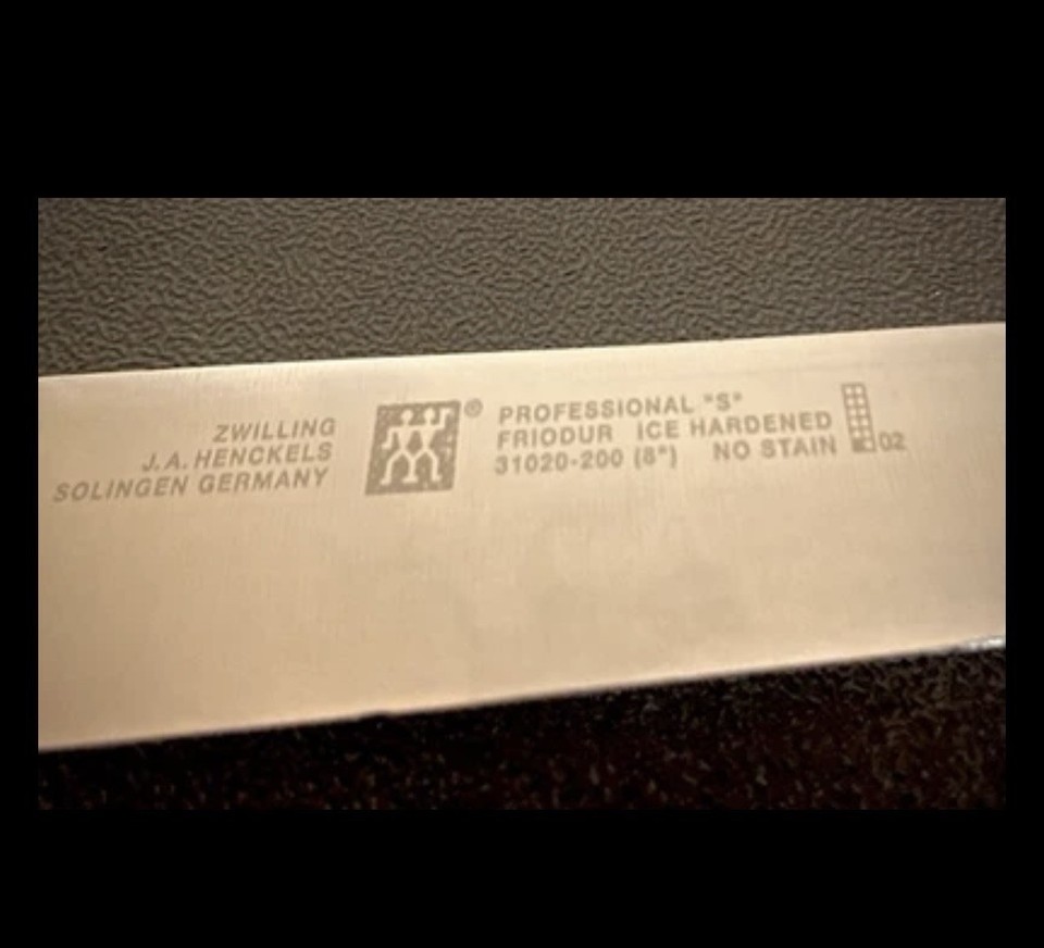 VTG ZWILLING J•A• HENCKELS TWIN MAN SOLINGEN GERMANY CHEF KNIFE | eBay