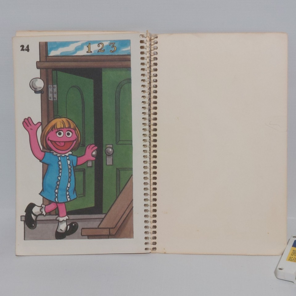 Vintage Playskool TALK 'N PLAY Book & Cassette. Sesame Street | eBay