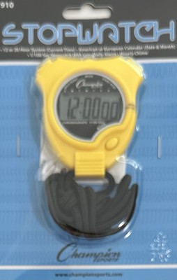 CHAMPION SPORTS STOPWATCH 910 - YELLOW | eBay
