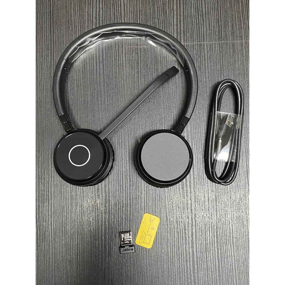 Jabra Evolve 65 TE (Third Edition) Wireless Dual-Ear Headphones in ...