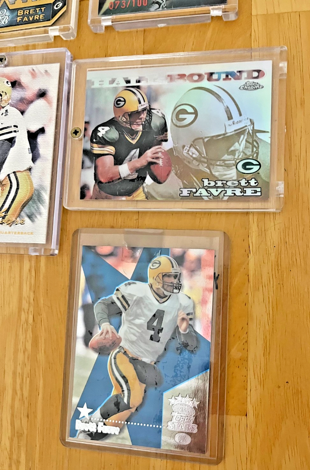 RARE Green Bay Packers Football card lot BRETT FAVRE Some LTD. ED ...