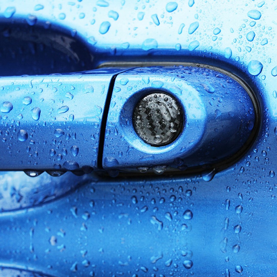 4x Universal Car Interior Door Lock Keyhole Protector Stickers Trim ...