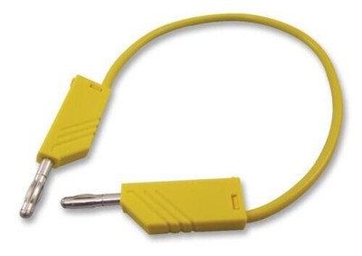 Test LEAD, YELLOW, 250MM, 60V, 32A, Banana Test Leads, Qty.1 934059103 ...