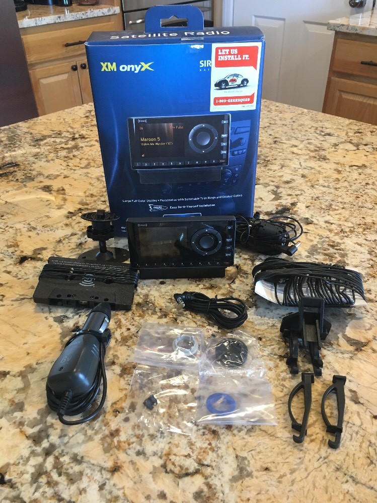 Sirius Satellite Radio XM Onyx & Vehicle Kit XDNX1V1(W) | eBay