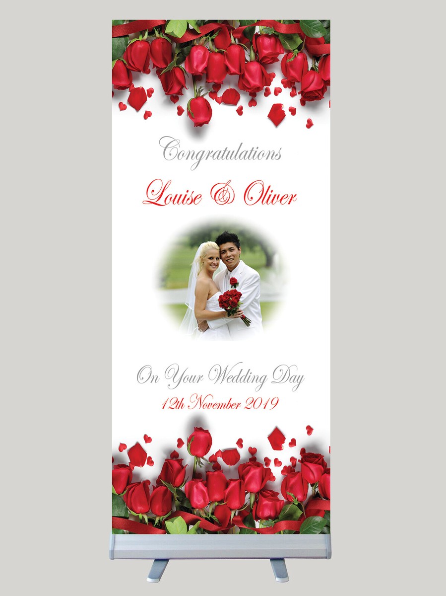 X Banner Wedding Wedding Roller Banner N4 Welcome To Our Wedding