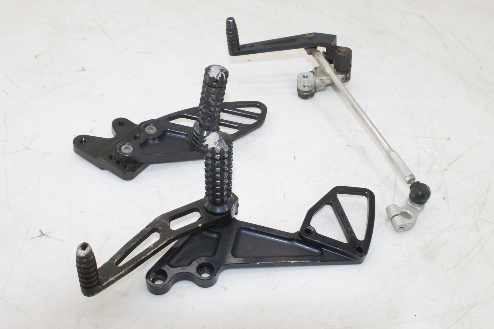 08-10 GSXR 750/600 REARSET REAR SET FOOT PEG RIGHT LEFT OEM LEVER PAIR ...