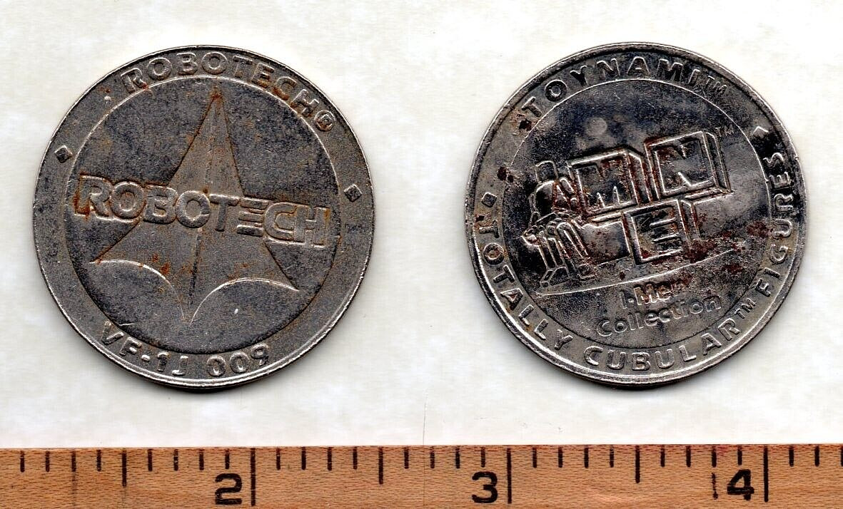Limited Edition Robotech VF-1J & Max Sterling Medallions Token Coin Medal