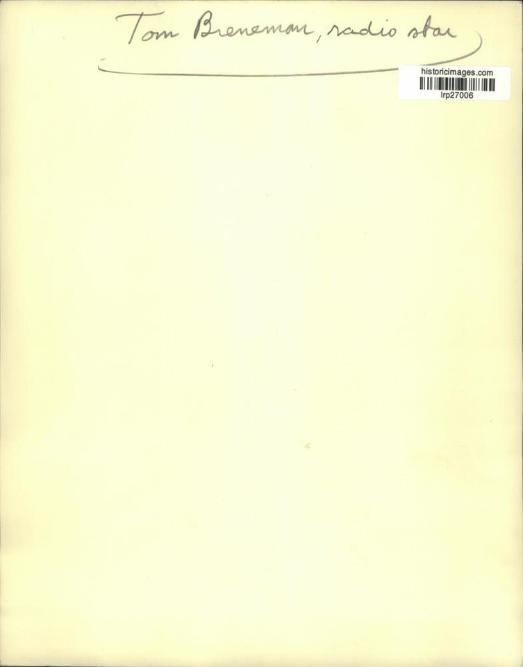 1946 Press Photo Radio star Tom Breneman stars in "Breakfast in ...