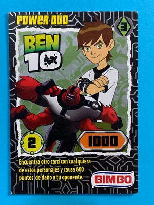 2008 BEN 10 Card #24 FOUR ARMS & BEN TCG BIMBO PERU Edition Cartoon ...