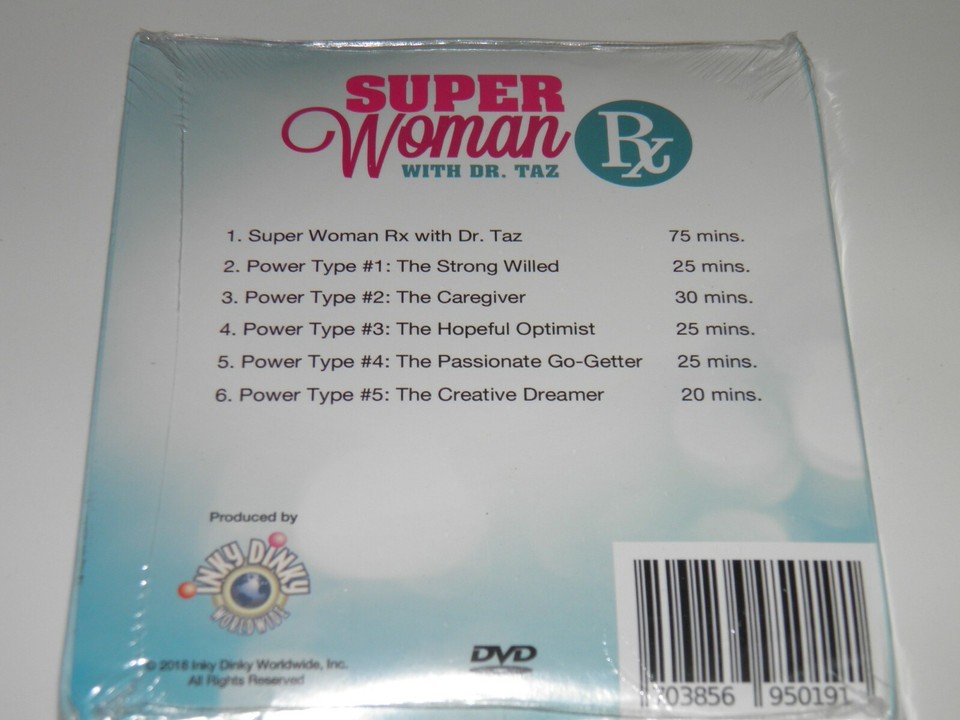 Super Woman RX With Dr. Taz. DVD Set 2018 | eBay