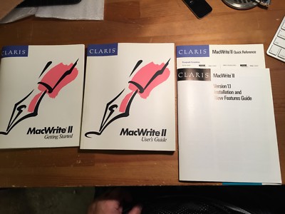 MacWrite II Users Guide & Getting Started Guide | eBay