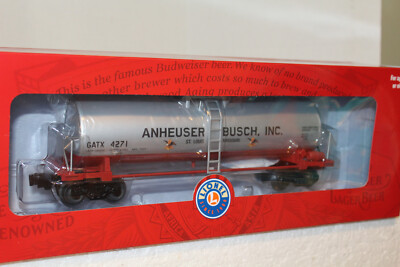 LIONEL #1928240 ANHEUSER BUSCH UNI-BODY TANK CAR | eBay