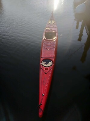 17'5” Zegul Kayaks REVAL HV Performance Sea Kayak Touring Kayak Red NEW ...