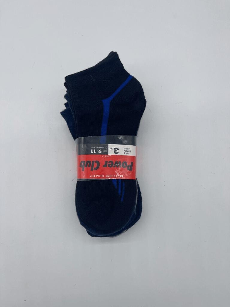 Power Club Unisex Socks Set of Three Sz 9-11 Multicolor Pack NWT | eBay