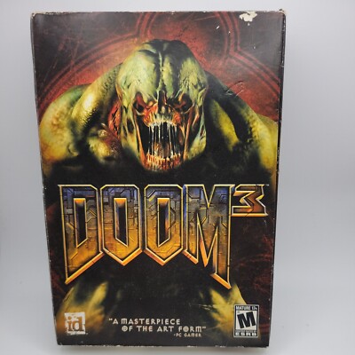 Doom 3 PC Video Game 3 CD Set in Box with Instruction Manual and ...