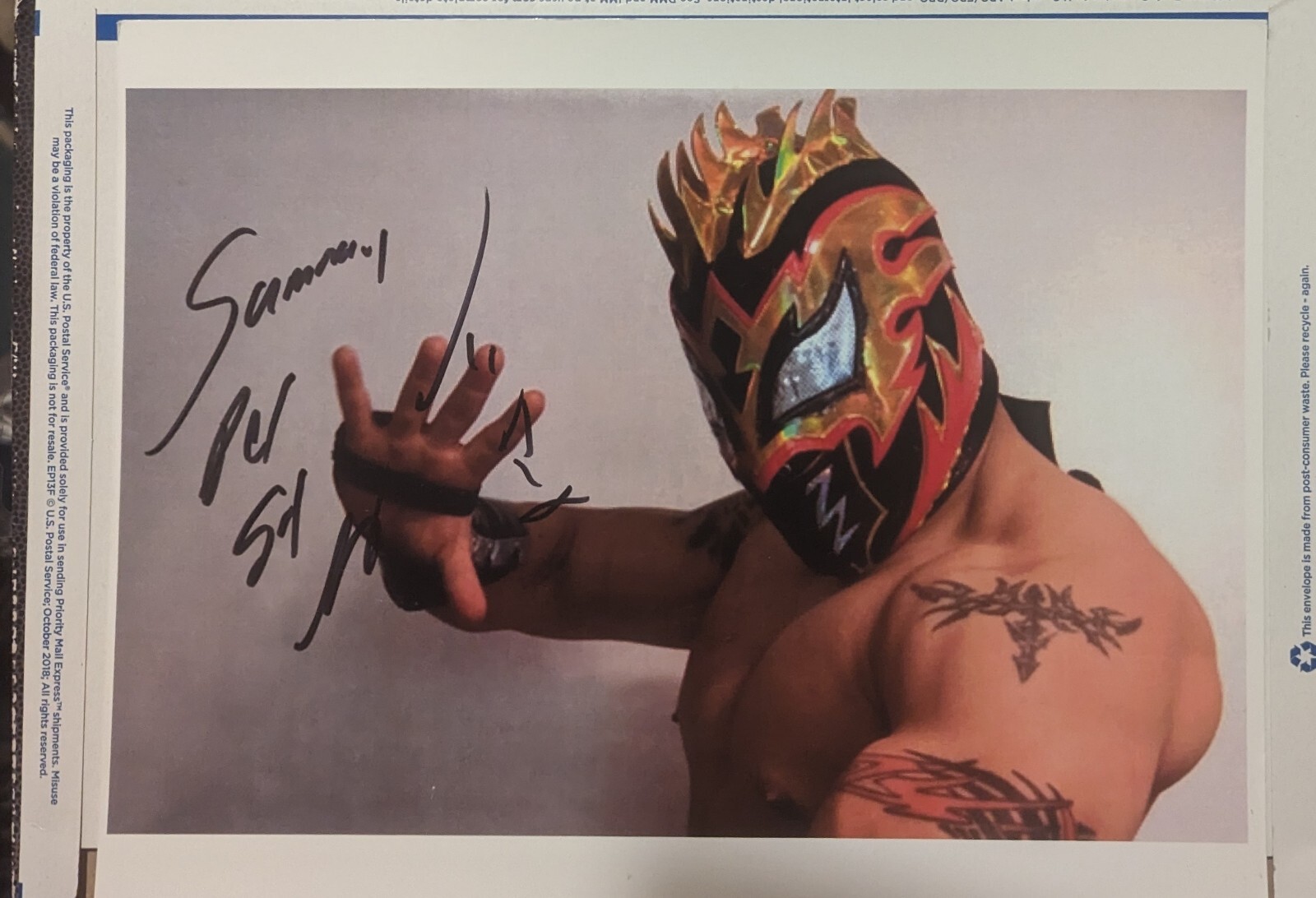 Samurai Del Sol Kalisto Signed WWE Close Up 8X10 Photo | eBay