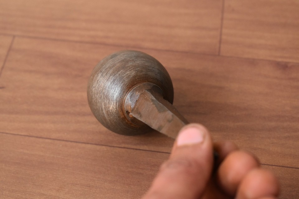 Vintage iron Ball Anvil Blacksmith Hardy Tool Stake mashroom anvil tool ...