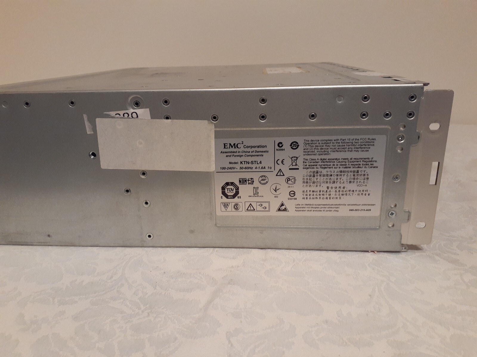 EMC2 KTN-STL4 HDD Storage Array SAN JBOD 24.4TB w 11x 2TB 4x 600GB | eBay