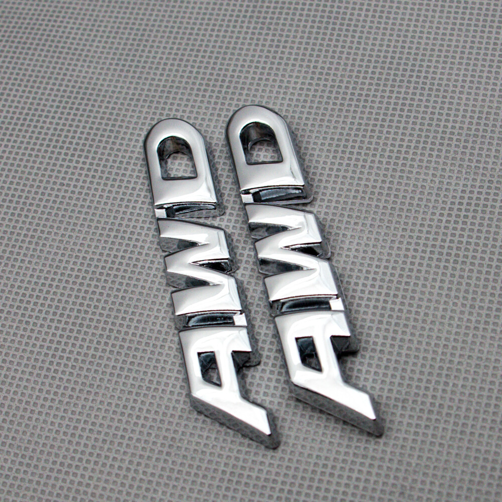 2Pcs Small Chrome Metal AWD Off Road Badge 3D Logo All Wheel Drive ...