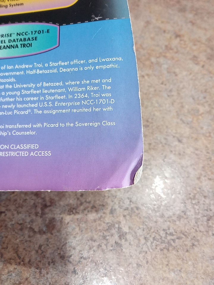 Star Trek Counselor Deanna Troi Target Exclusive Starfleet Command NIB ...