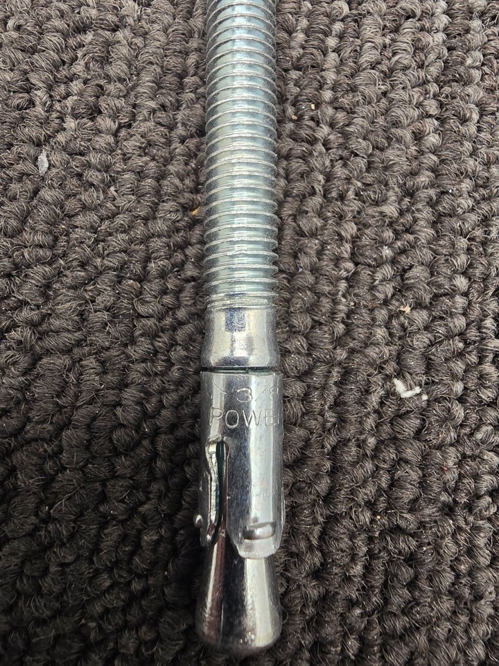 (QTY 50) Powerpro 371932: Power Stud Wedge Anchor SD1 Zinc 3/8" x 3-3/4 ...