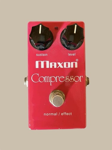Maxon Compressor Guitar Effects Pedal Sustain Level Used | eBay