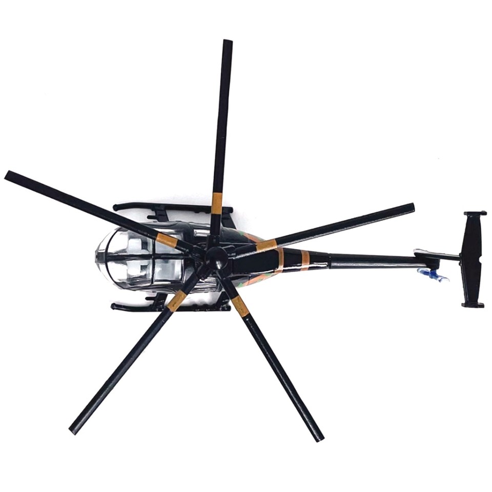 7.4cm Diecast Alloy 1/100 Scale USA Bird MD500 Helicopter Simulation ...